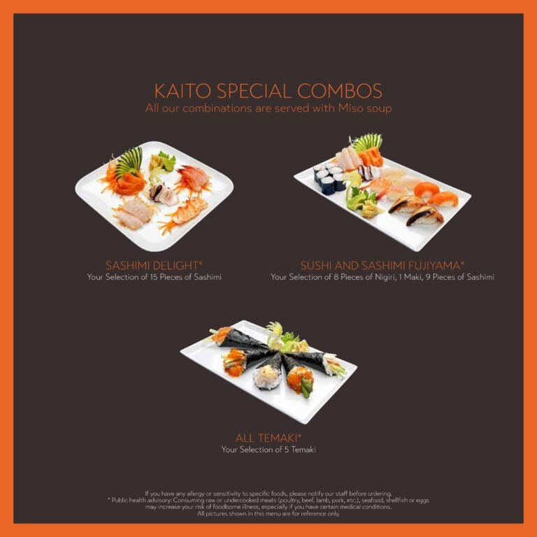 Kaito Teppanyaki and Sushi on MSC - Review and Menu