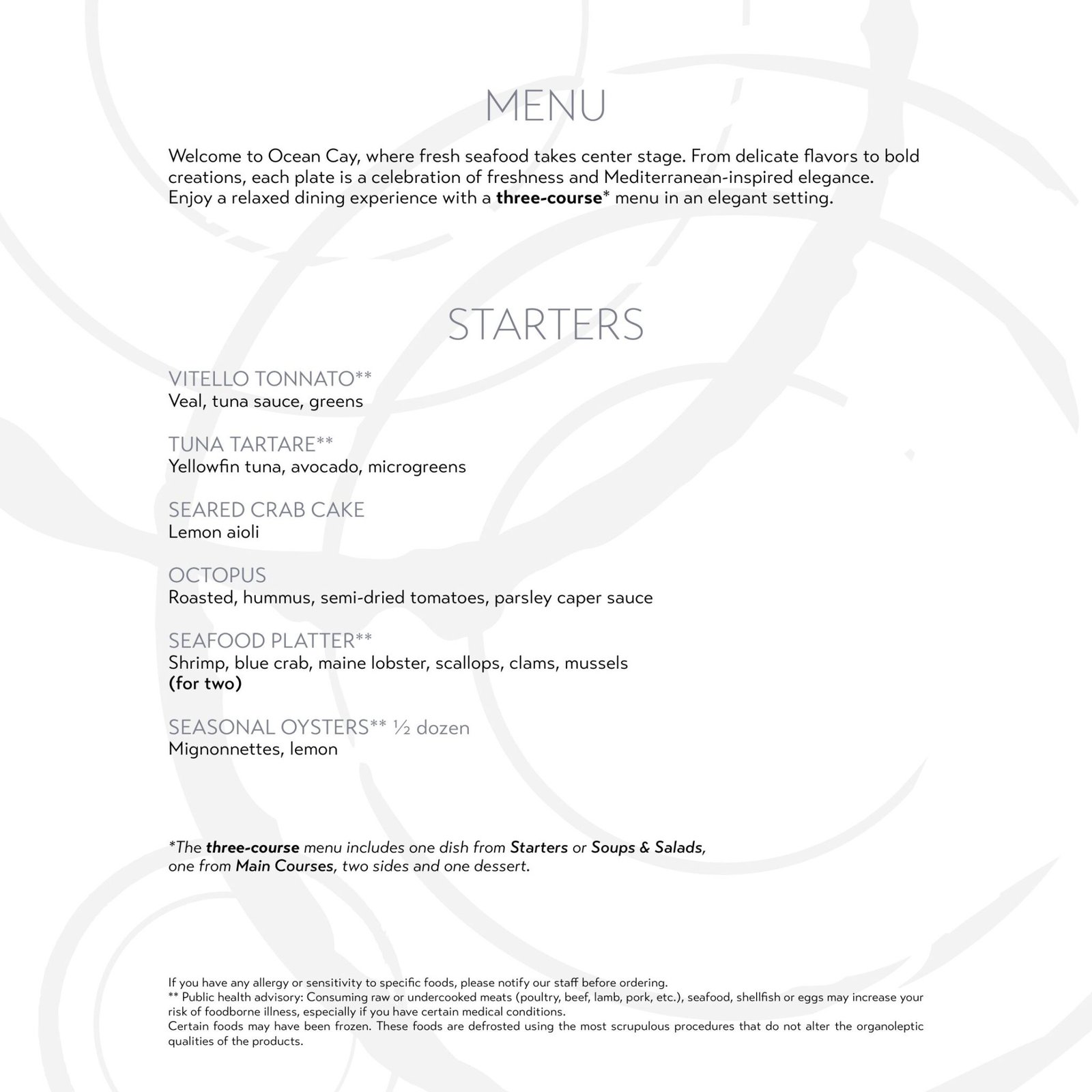 MSC's Ocean Cay Restaurant - Menu, Price, and What to Expect