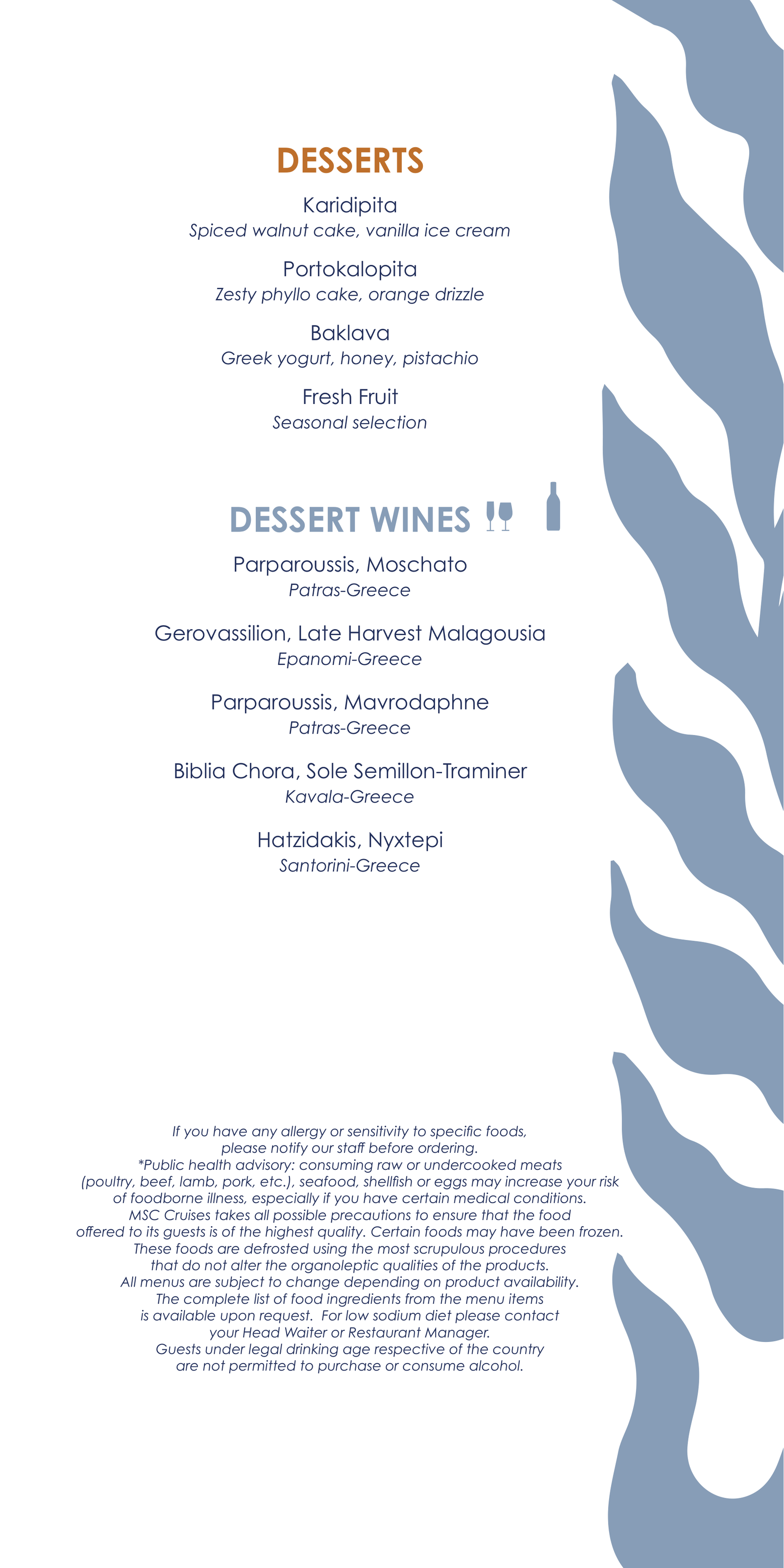 Paxos Greek Restaurant on MSC - Menu, Price, and Tips